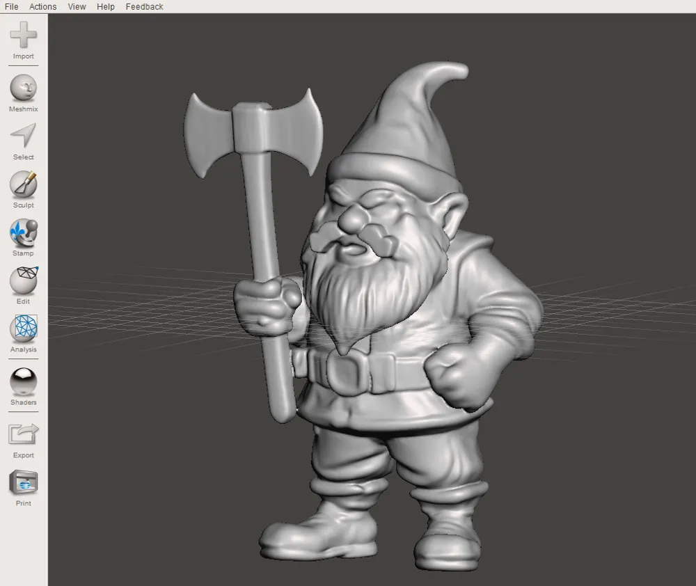 Bad-Axe Gnome by 3-Dr. Lighthouse Design - MakerWorld
