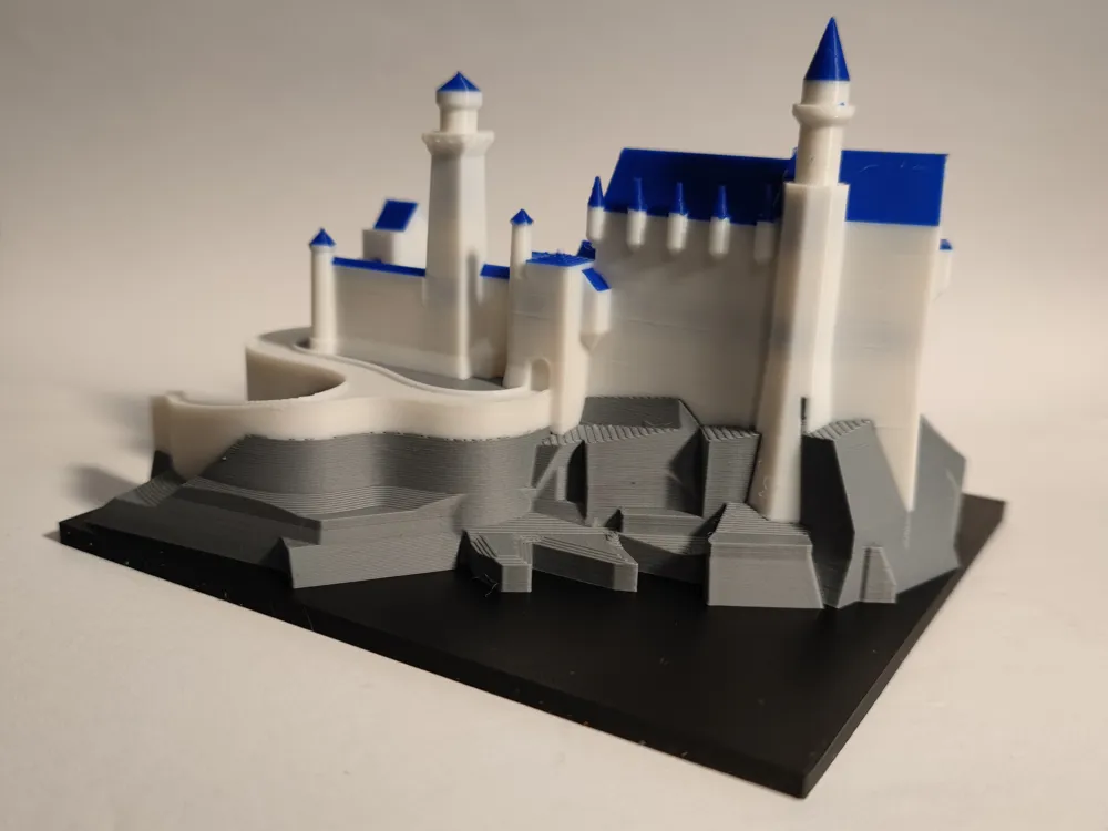 Neuschwanstein Castle Simplified Model by OFF5PRING MakerWorld ...