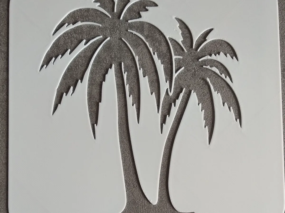 palm stencil - Free 3D Print Model - MakerWorld