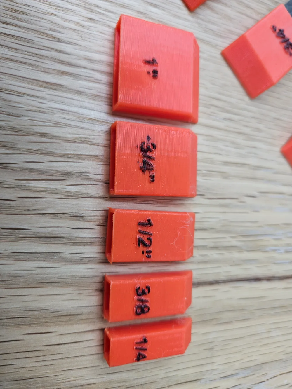 CHISEL GUARD - IMPERIAL SIZED SET by Darren 3d print MakerWorld ...