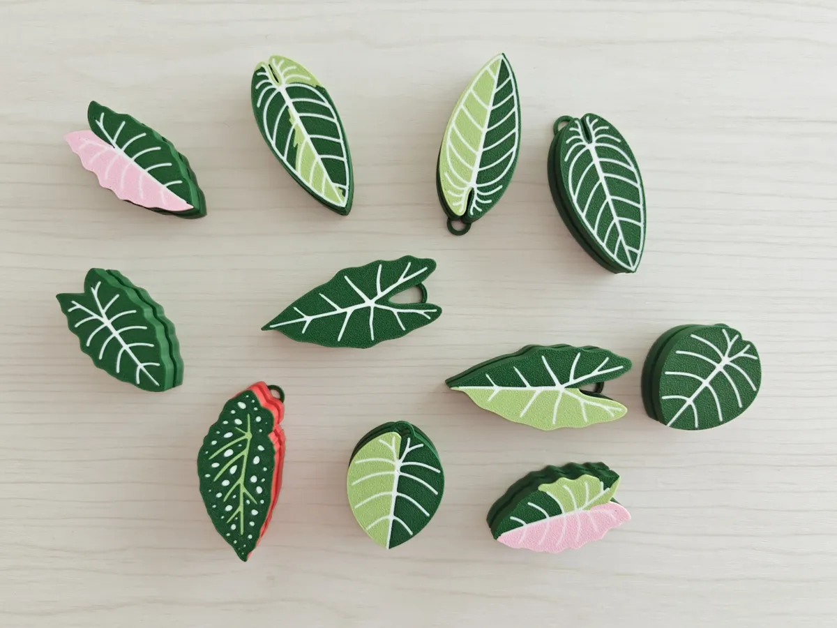 Leaf clickers, plant fidgets - Free 3D Print Model - MakerWorld