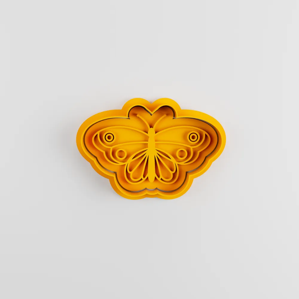 Butterfly Cookie Cutter by Magic Cookies STL MakerWorld: Download Free ...
