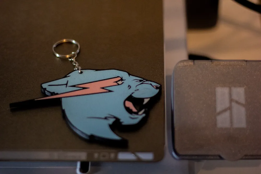 Mr Beast Keychain by makerhek - MakerWorld