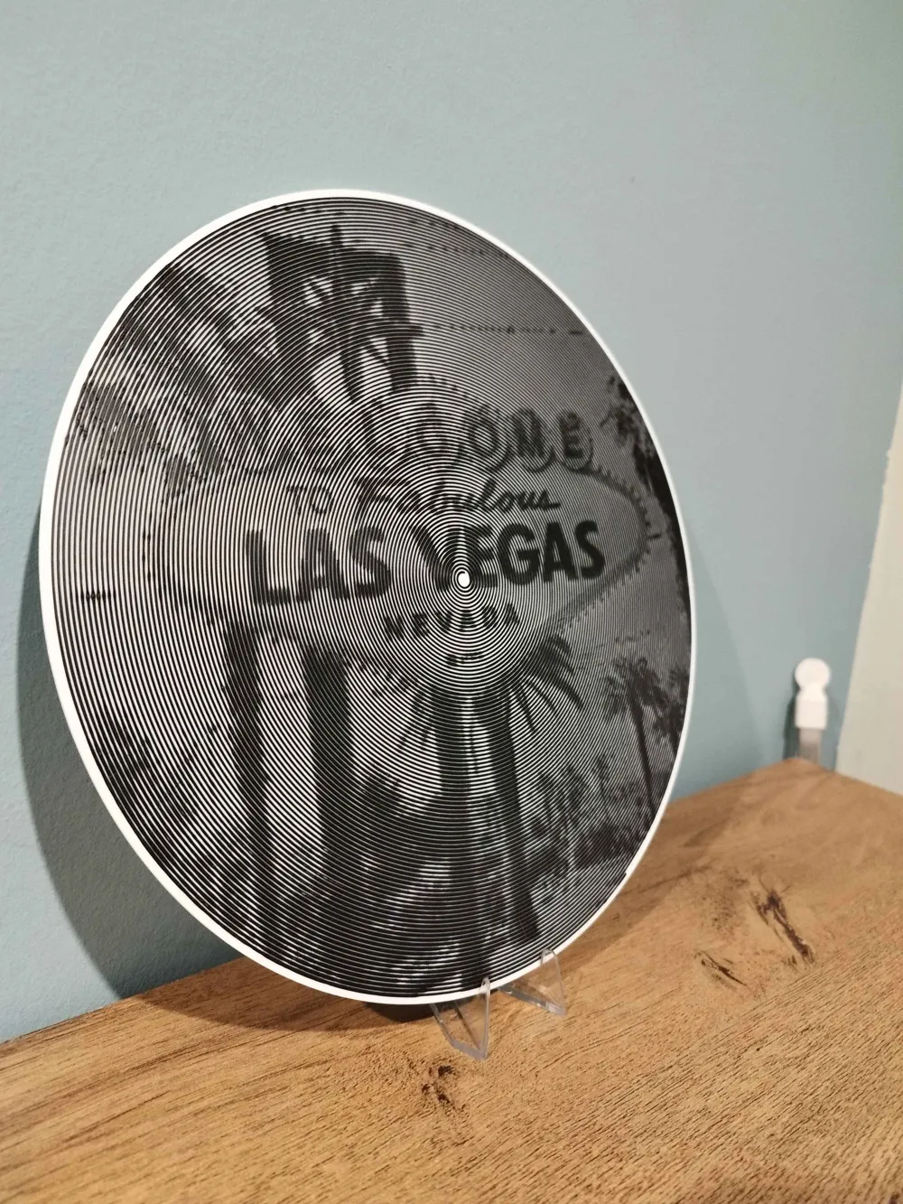 Las Vegas Vinyl Effect – Single Line Spiral Art - Free 3D Print Model ...