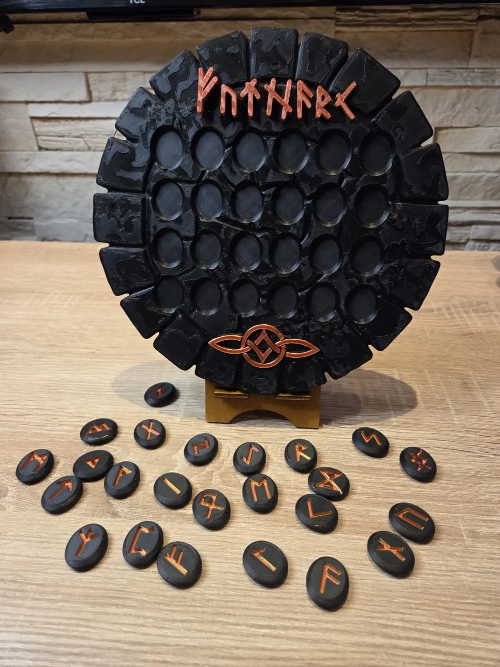Viking Rune Stones with Board - Free 3D Print Model - MakerWorld