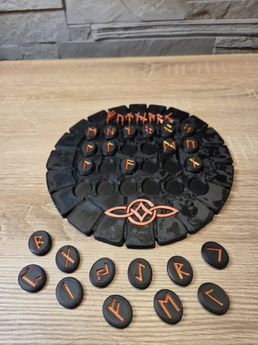 Viking Rune Stones with Board - Free 3D Print Model - MakerWorld