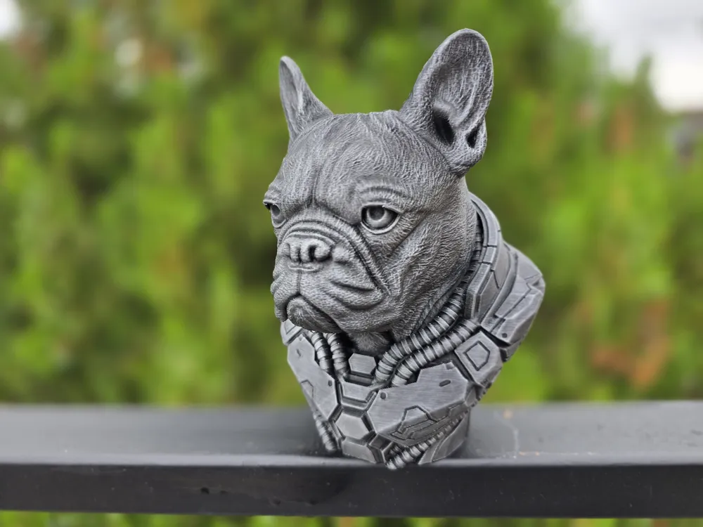 CYBERPUNK FRENCH BULLDOG BUST by Messy_Panda MakerWorld: Download Free ...
