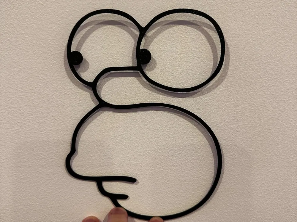 Homer face wall decoration by smashie - MakerWorld