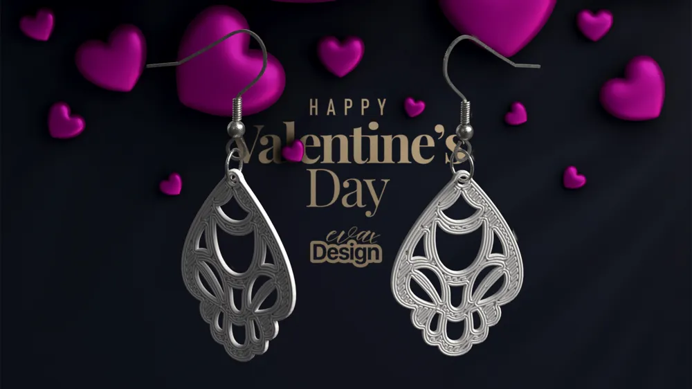 Earrings from a 3D Printer 12 by evax design - MakerWorld