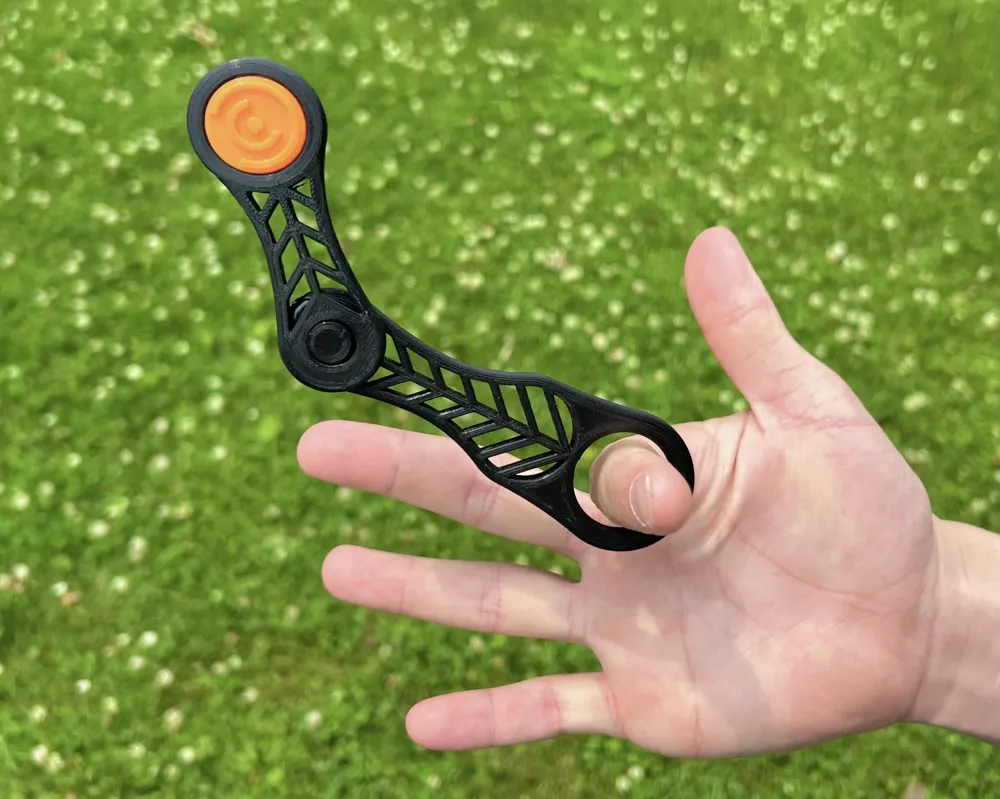 Finger Slinger - Print In Place Spinning Fidget - Free 3D Print Model ...