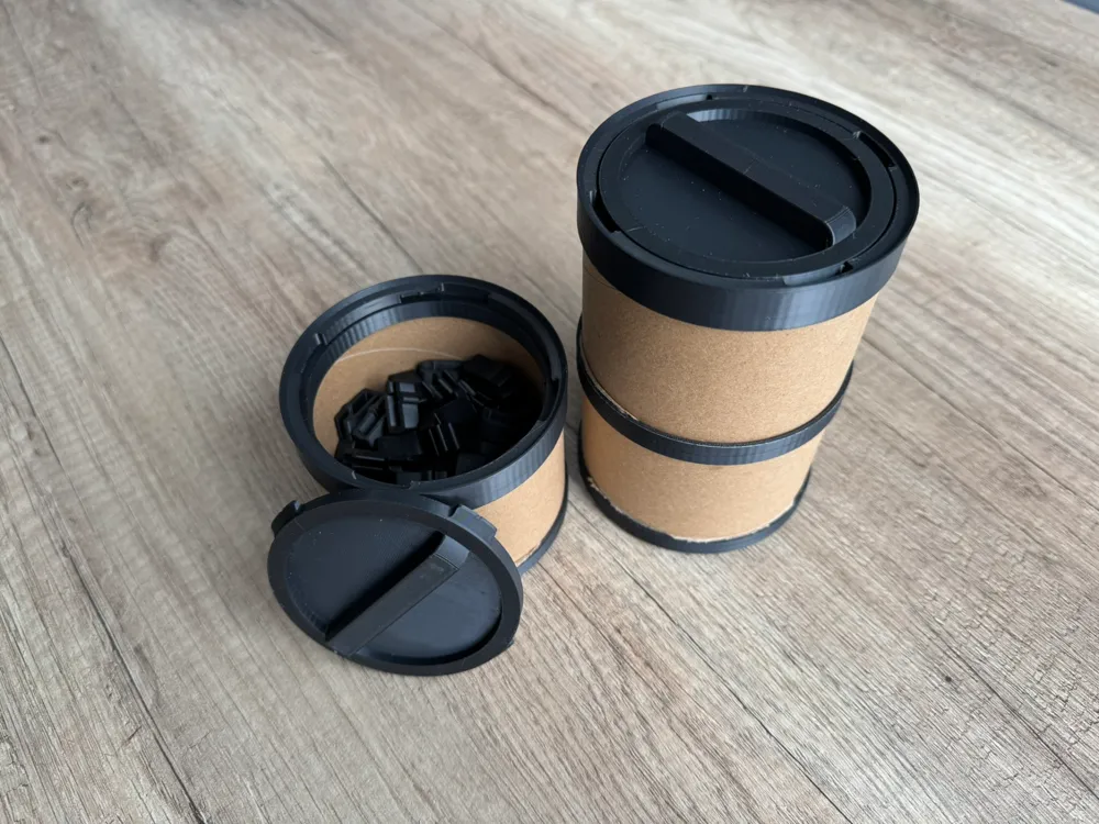 Twist and Snap stackable storage (empty rolls) by rafbanaan MakerWorld ...