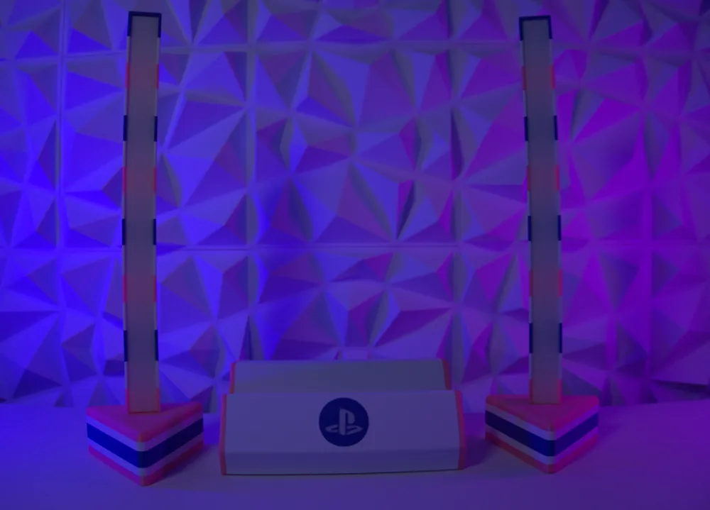 RGB PC Desk Lamps / Wall Lights by JP Alien Gaming - MakerWorld