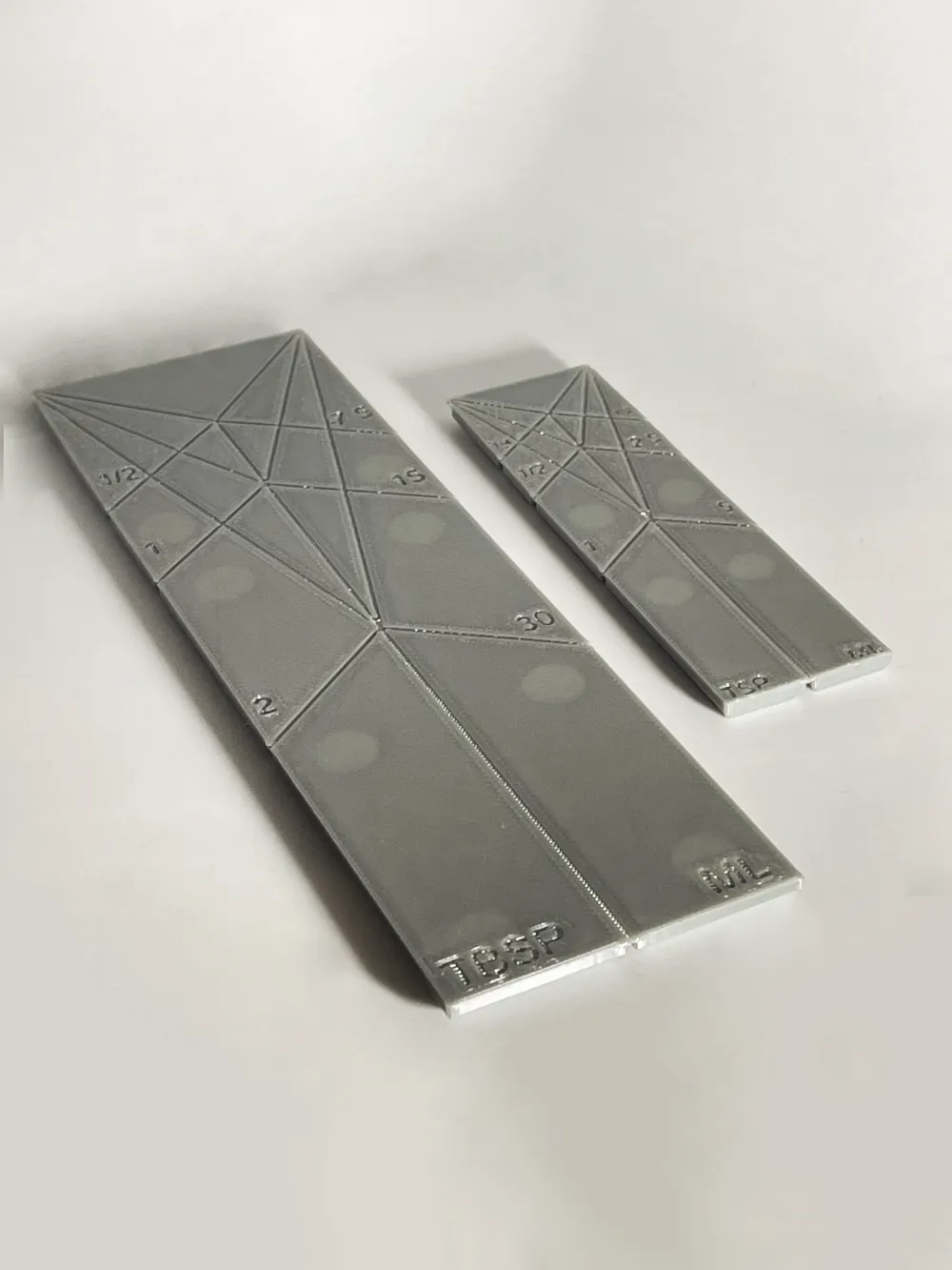 Origami Foldable Measuring Spoon - TBSP/ML - Free 3D Print Model ...
