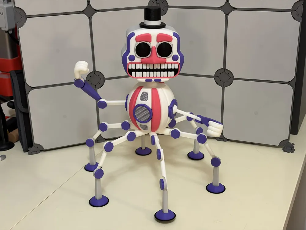 Mini Music Man (Multipart) - FNAF - Free 3D Print Model - MakerWorld
