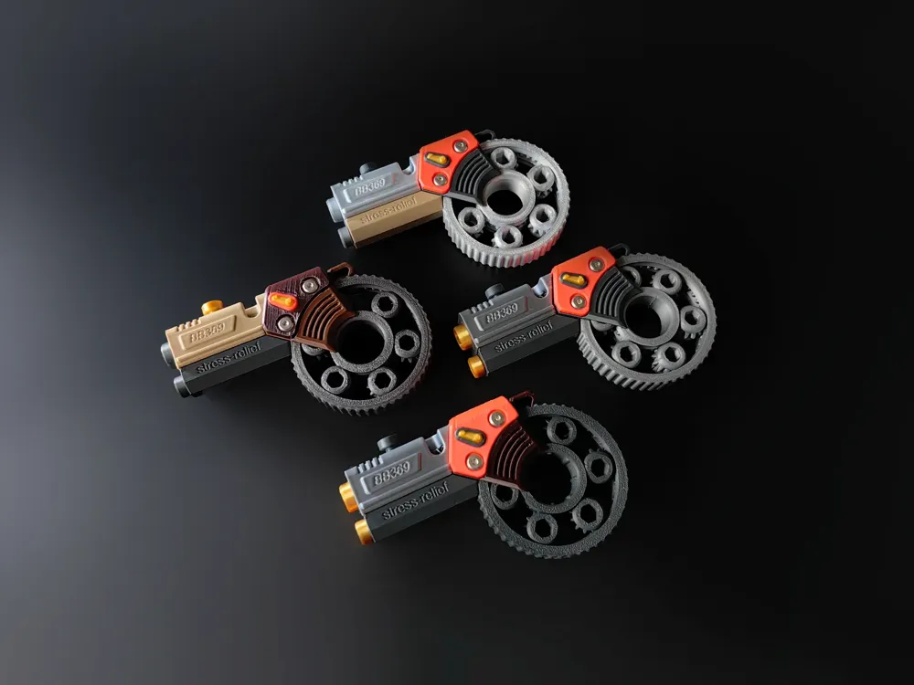 手指解压BB枪 来自 yjp雪茄 MakerWorld：免费下载 3D 模型