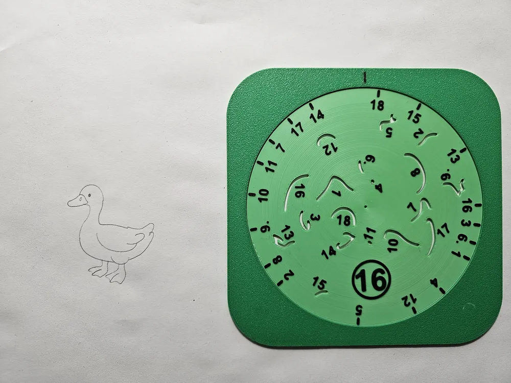 Twist Art 16 Goose - Rotary Drawing Stencil by THIMM1 MakerWorld ...