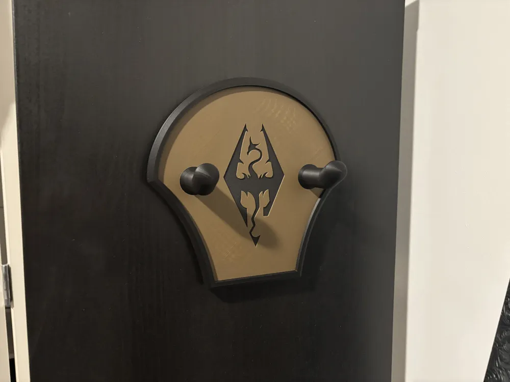 Skyrim Weapon Display Hanger - Free 3D Print Model - MakerWorld