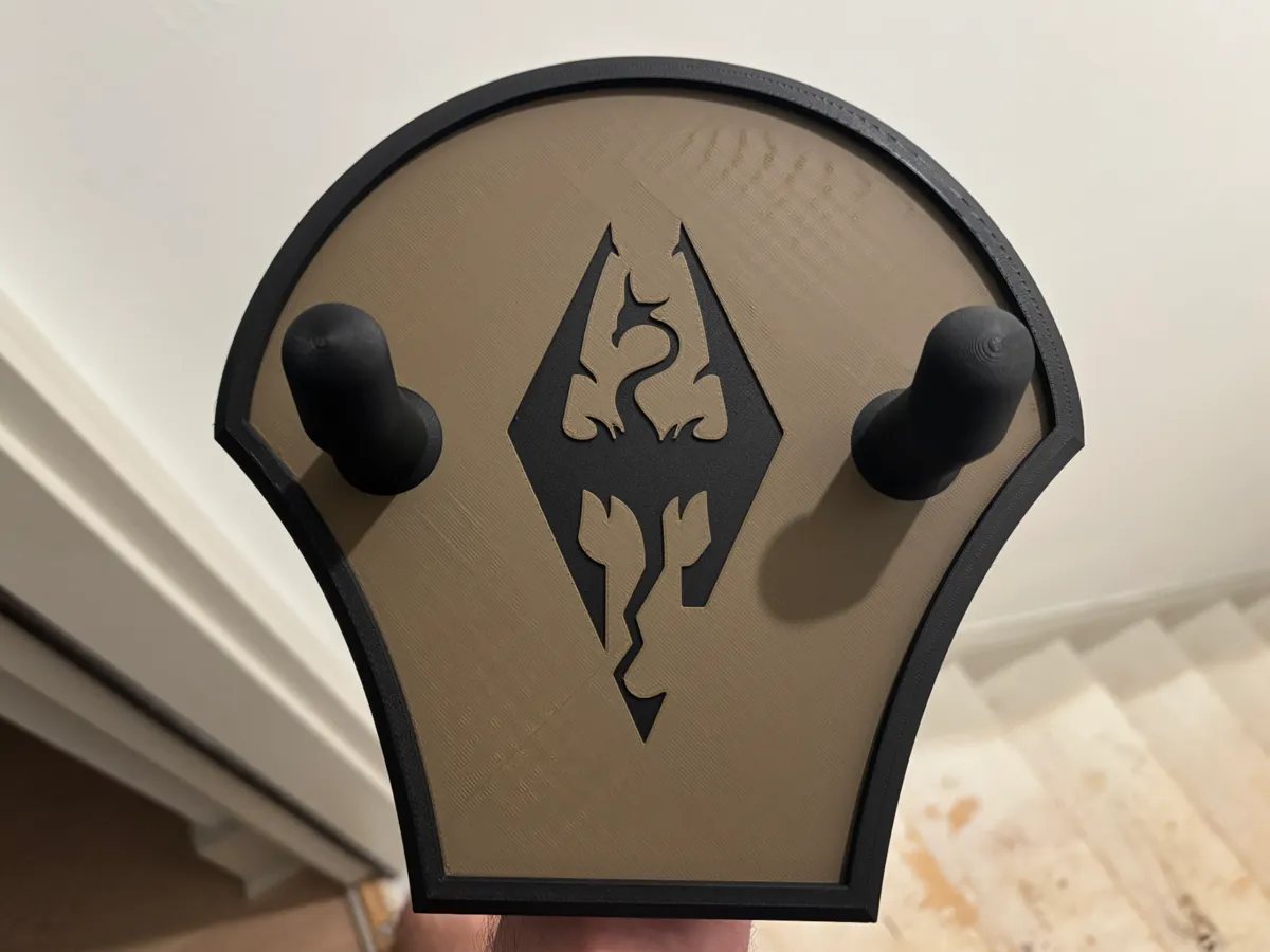Skyrim Weapon Display Hanger - Free 3D Print Model - MakerWorld