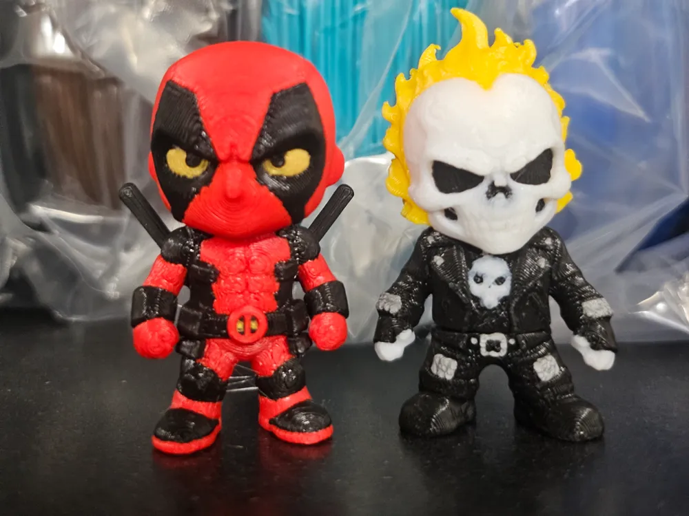 Deadpool Mikroheld artikulierende Minifigur – Kostenloses 3D ...