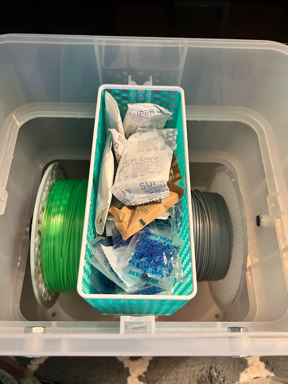 Hex Container for Printdry Pro Desiccants Packets by djngnear - MakerWorld