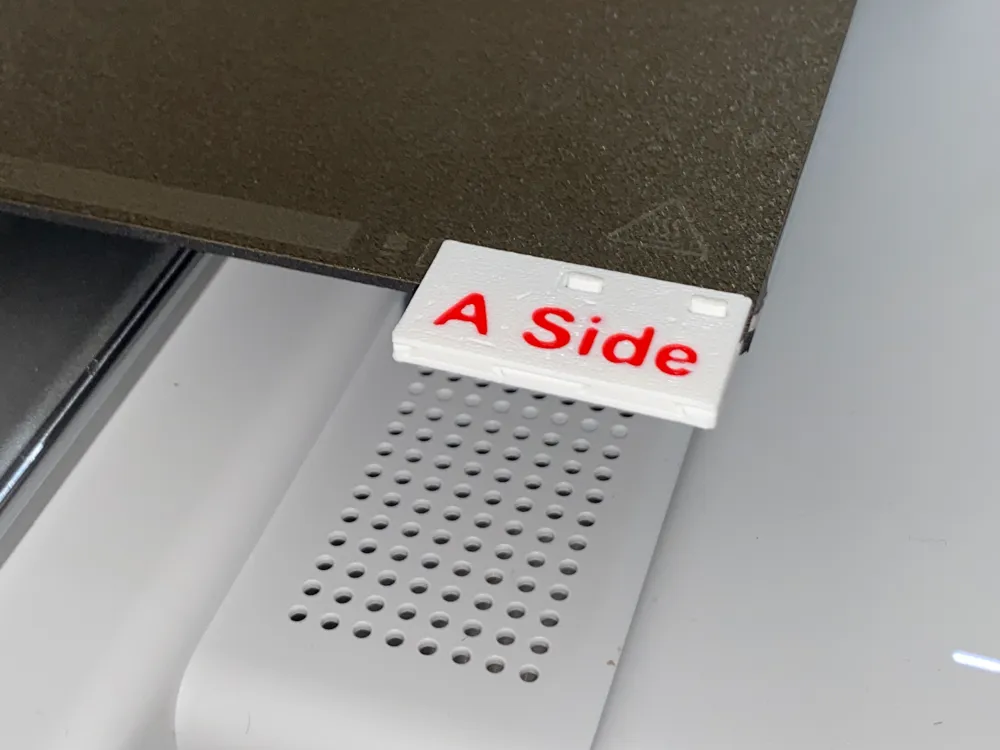 Plate Side Labels for A1 and A1 mini "Double Sided Textured PEI Plates ...