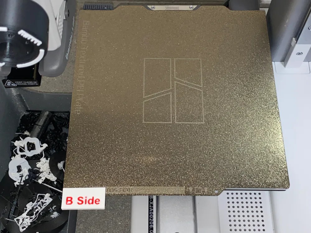 Plate Side Labels for A1 and A1 mini "Double Sided Textured PEI Plates ...