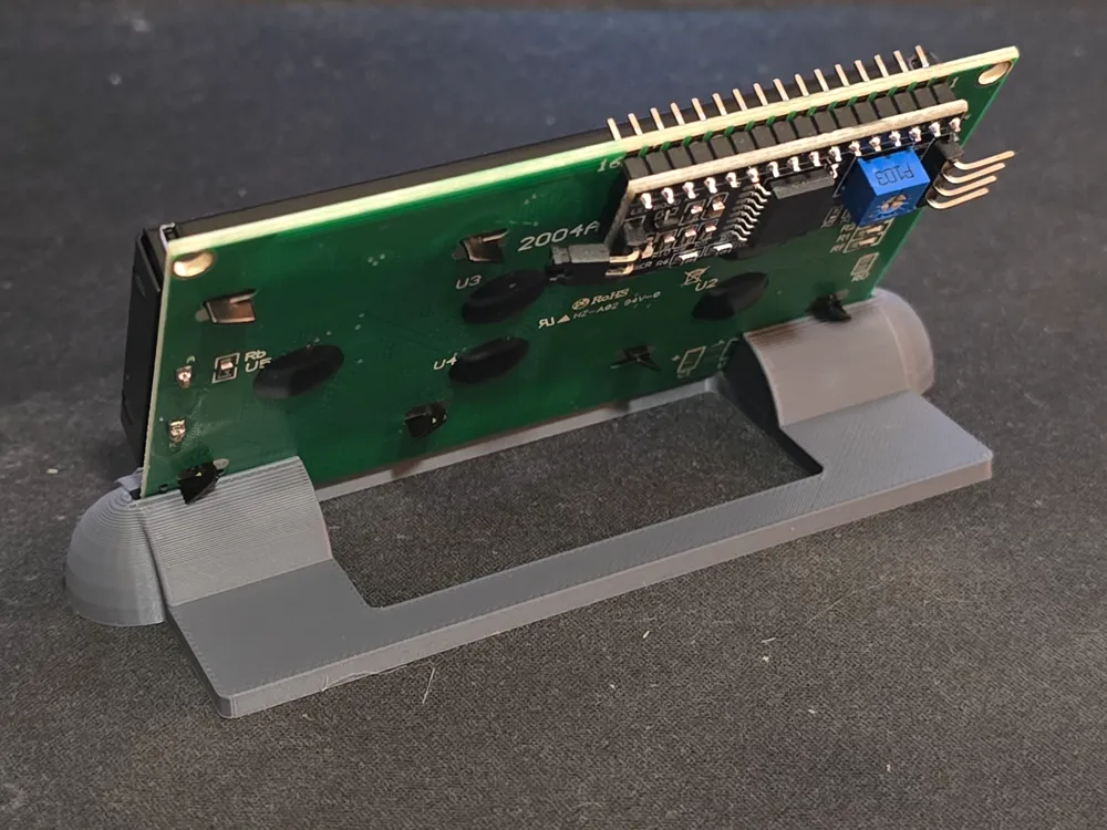 Bare Lcd 2004 A Stand Arduino Remixed By Hot End Makerworld