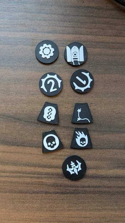 Kill Team Novitiates Tokens by Designs by Davyd MakerWorld: Download ...