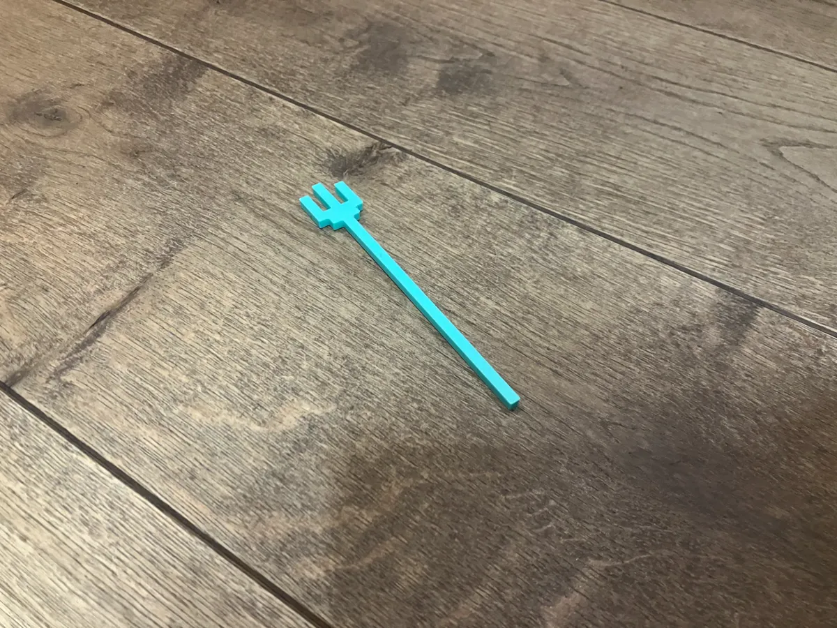 Trident from minecraft - Free 3D Print Model - MakerWorld