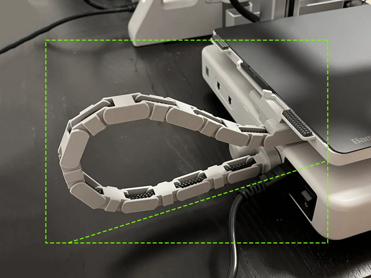 A1 Y-Axis Drag Chain (Cable Chain) - V2 - Free 3D Print Model - MakerWorld