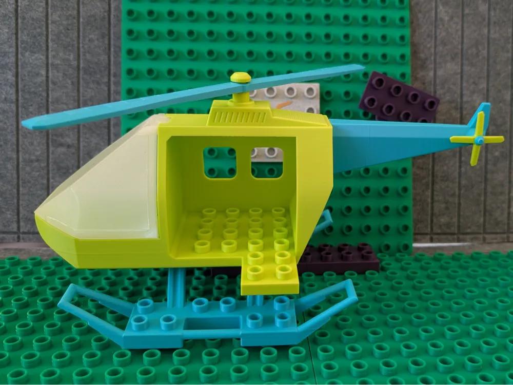 Duplo helicopter by fr3D - MakerWorld