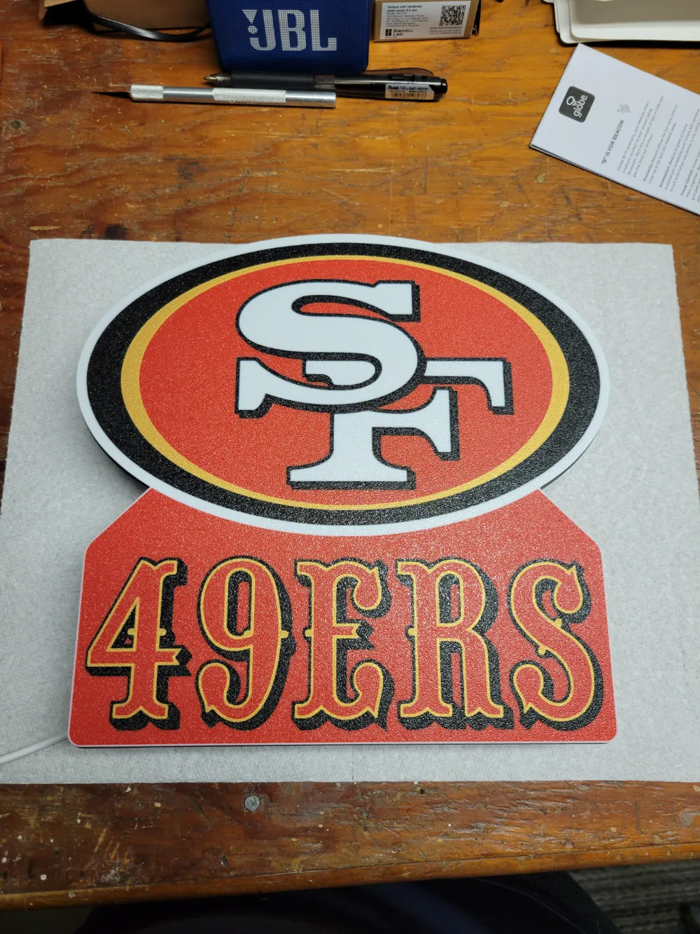 San Francisco 49ers Light Box by KSG designs - MakerWorld