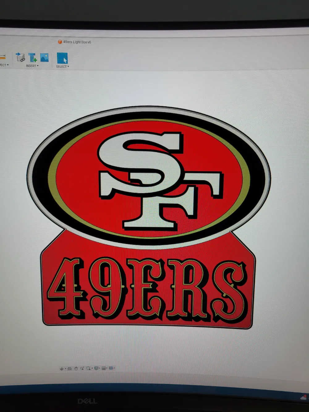 San Francisco 49ers Light Box by KSG designs - MakerWorld
