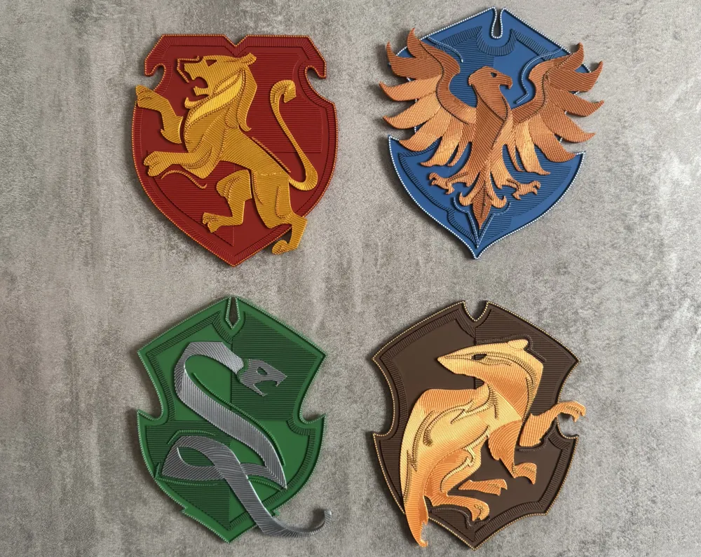 Hogwarts House Crests (Hogwarts Legacy Style) by Aaksta MakerWorld ...