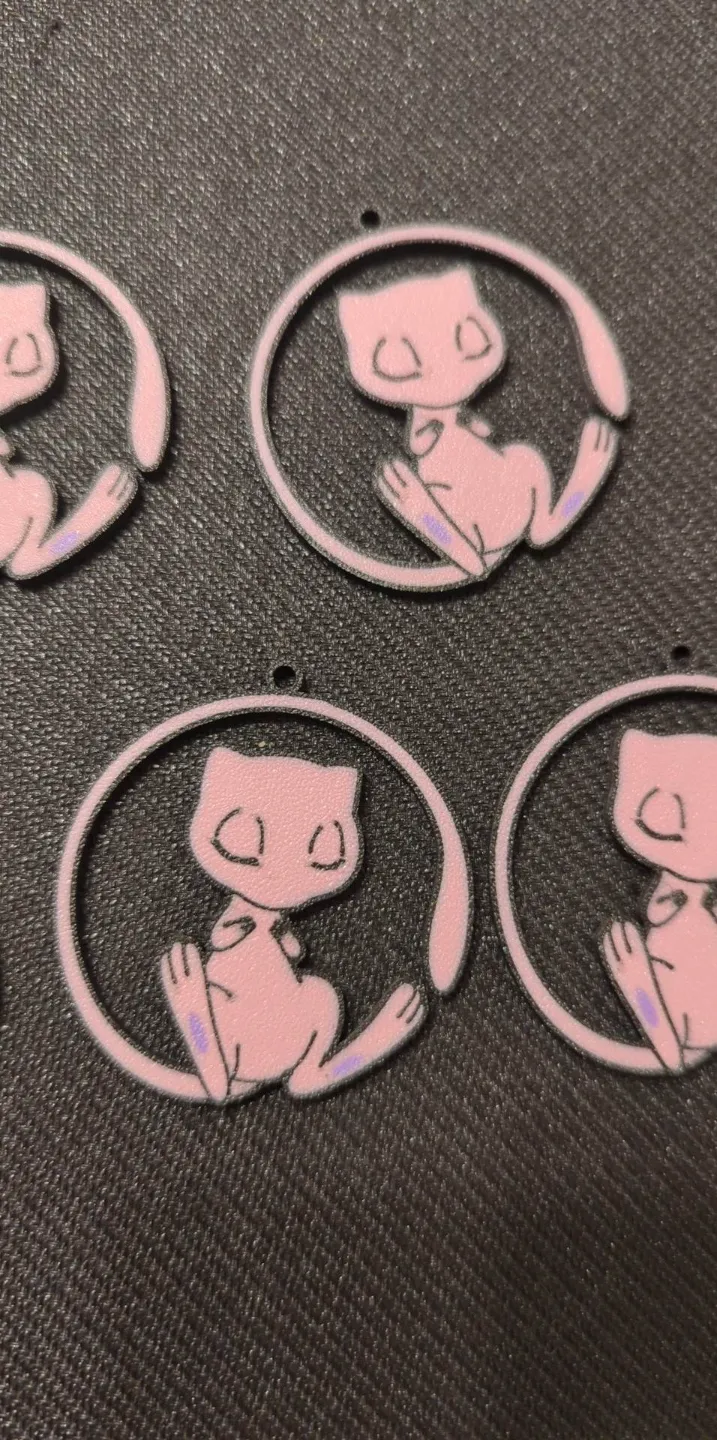 Sleeping Mew Keychain by WillPrintsThings - MakerWorld