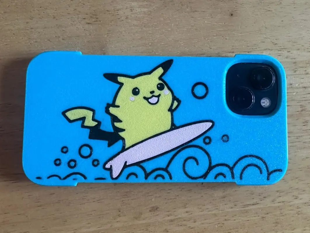 Pikachu cover iphone13 - Free 3D Print Model - MakerWorld