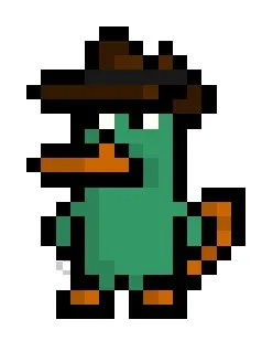 Perry the platypus pixel art by HaiHai - MakerWorld