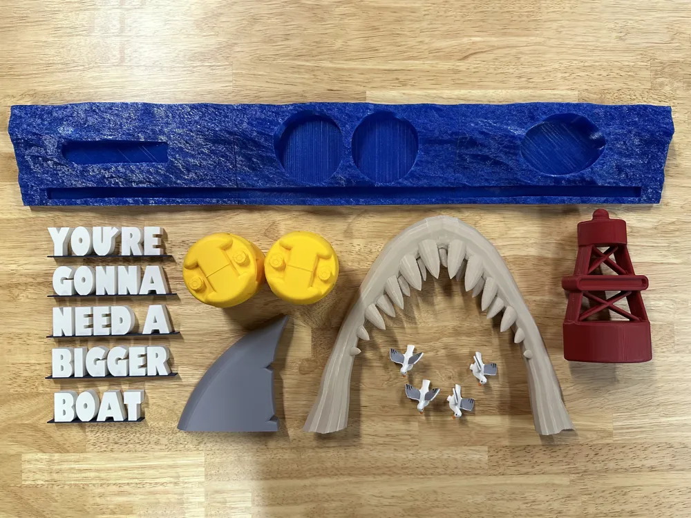 Stern Pinball: Jaws "Teeth" Topper by SINTAX MakerWorld: Download Free ...