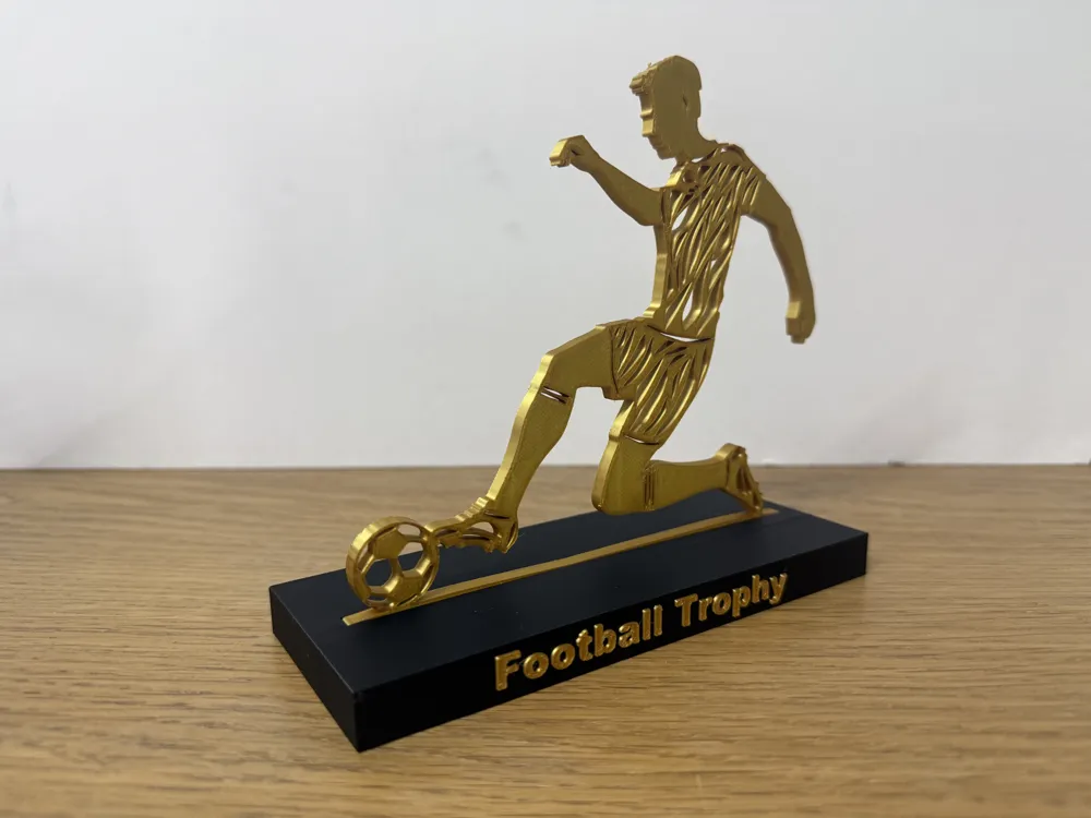Football Trophy Male by Lawton Print Design MakerWorld: Download Free ...