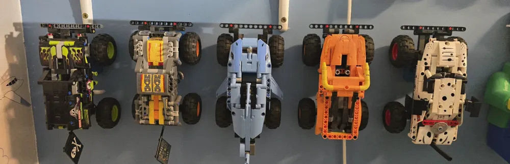 Legos Monster Jam wall mounts - Free 3D Print Model - MakerWorld