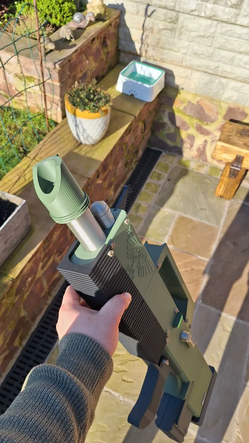 Battlemace 40M Bullpup Laser Rifle - Las Rifle - Free 3D Print Model ...