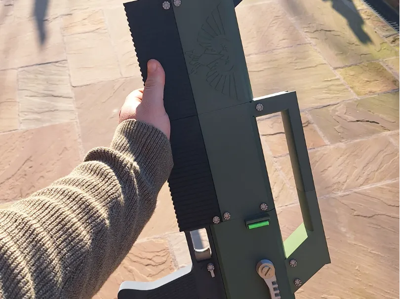 Battlemace 40M Bullpup Laser Rifle - Las Rifle - Free 3D Print Model ...