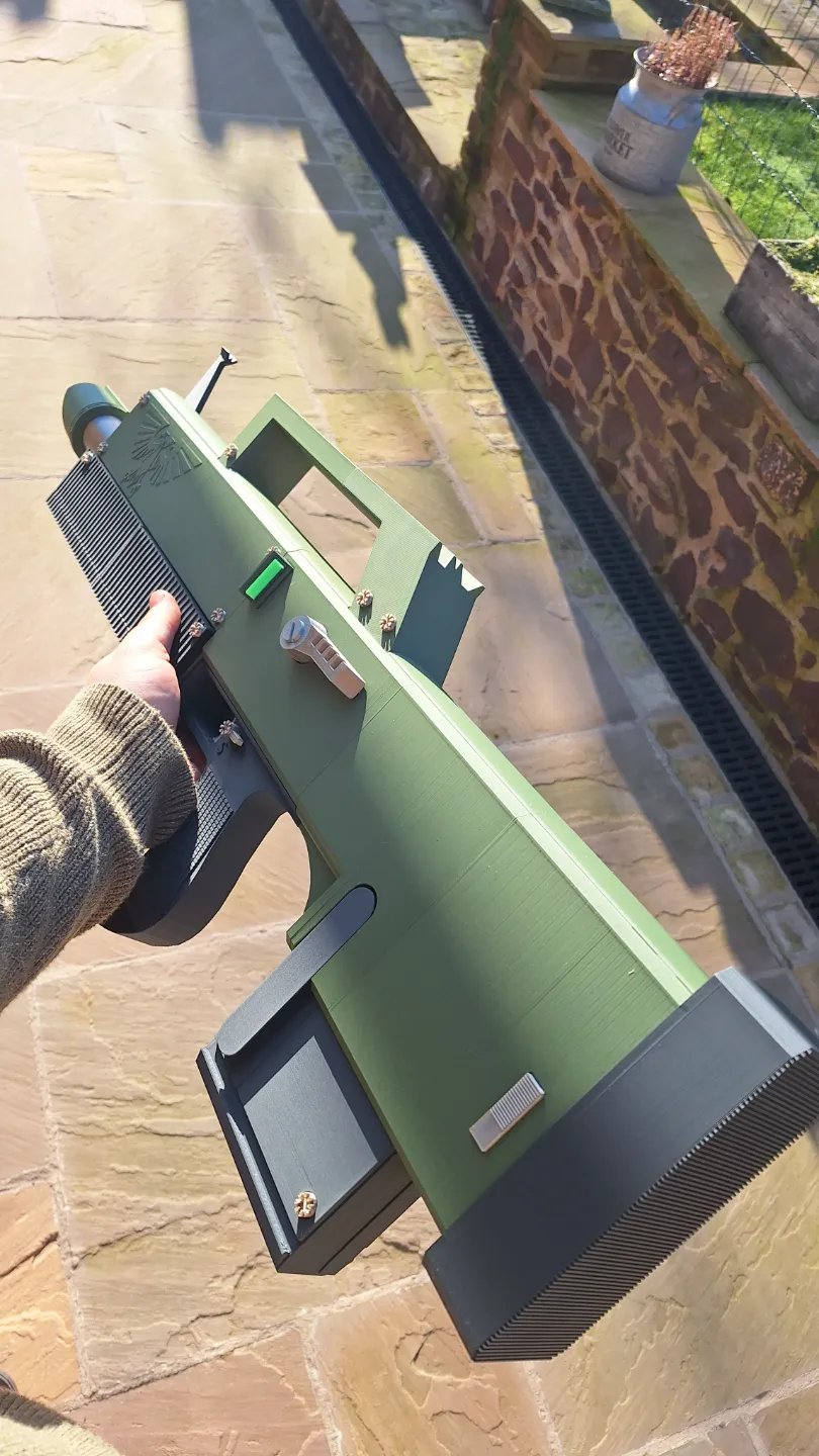 Battlemace 40M Bullpup Laser Rifle - Las Rifle - Free 3D Print Model ...