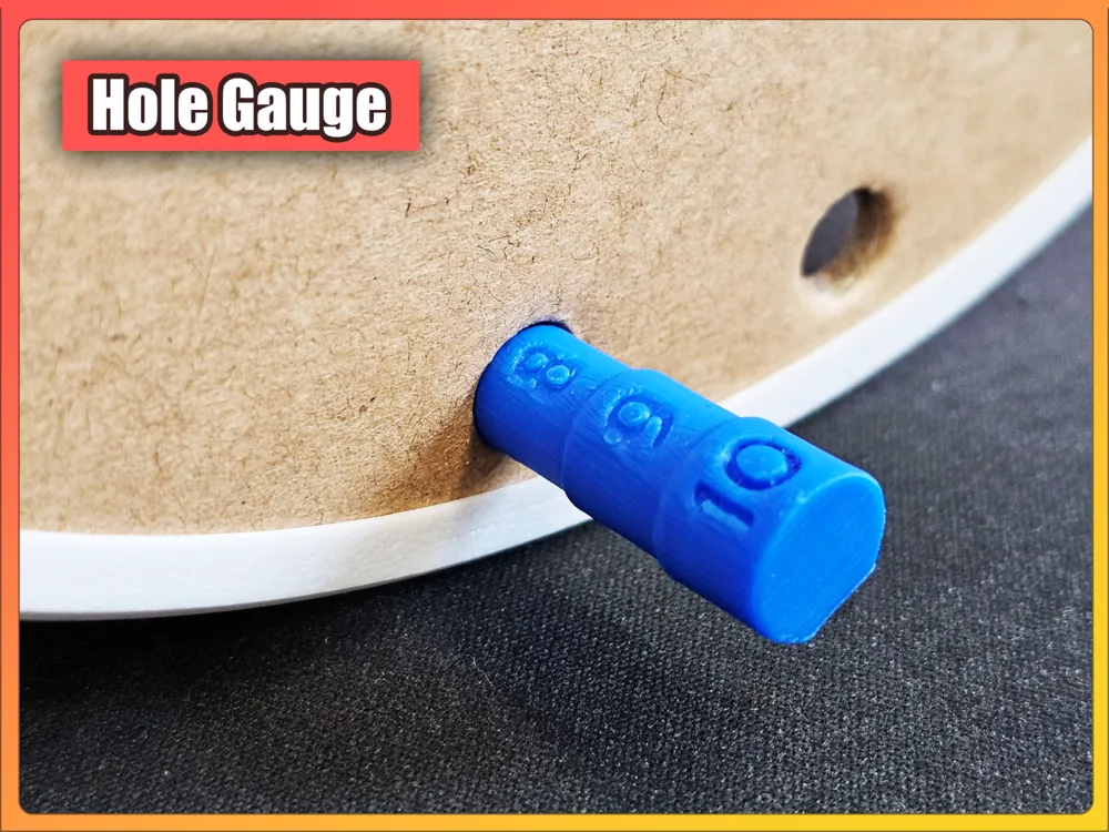 Hole Diameter Gauge (2-20mm; Stepped Cone) by AU3D - MakerWorld