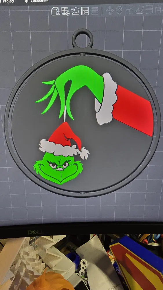 Grinchy Grab Grinch PIP Spinning Ornament by PrintCraft MakerWorld ...