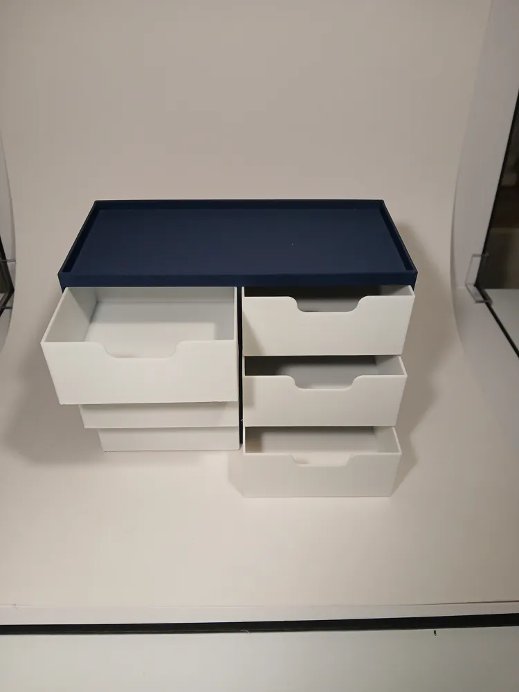 6-Drawer Desk Organizer — Tall Drawer Edition - Free 3D Print Model ...
