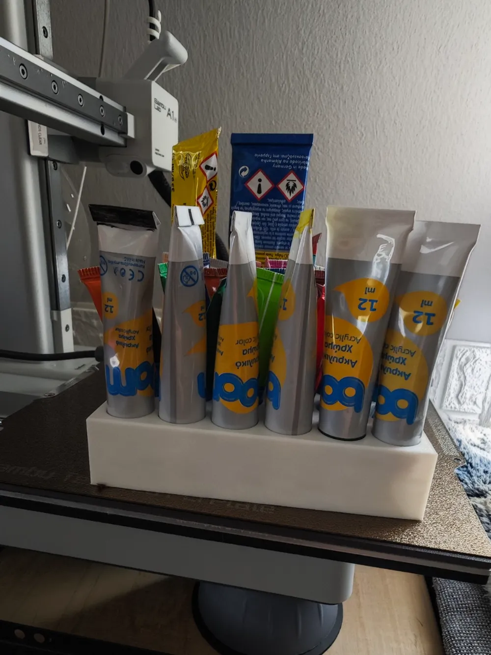 Acrylic Paint Tube Organizer by HiQuality - MakerWorld