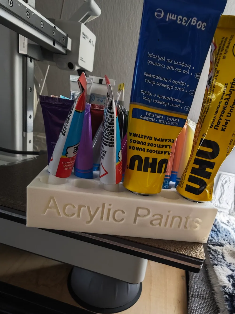 Acrylic Paint Tube Organizer by HiQuality - MakerWorld