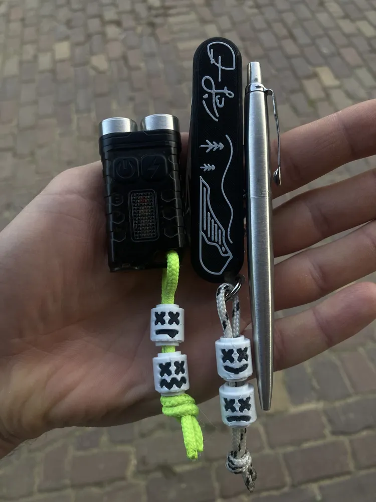 EDC Beads brick heads by wizardwasabi MakerWorld: Download Free 3D Models