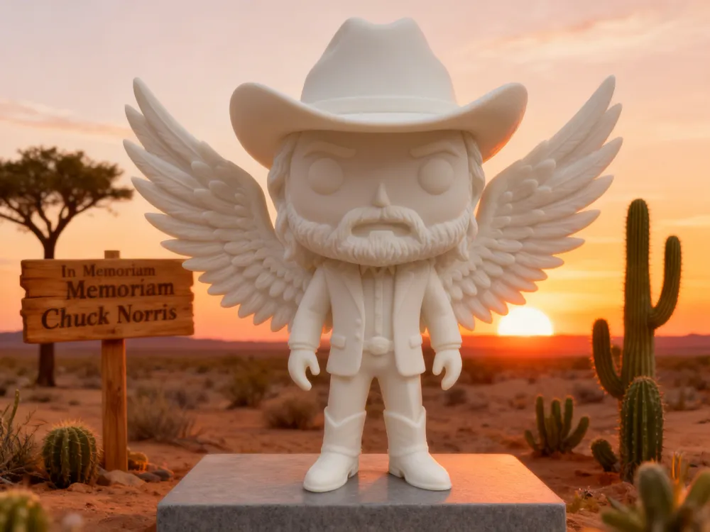 Chuck Norris - In Memoriam - Chibi - Tribute - Free 3D Print Model ...